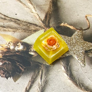 Rose Keycaps, Flower Keycaps, Red Rose Keycap, 1u Keycaps, Resin ...