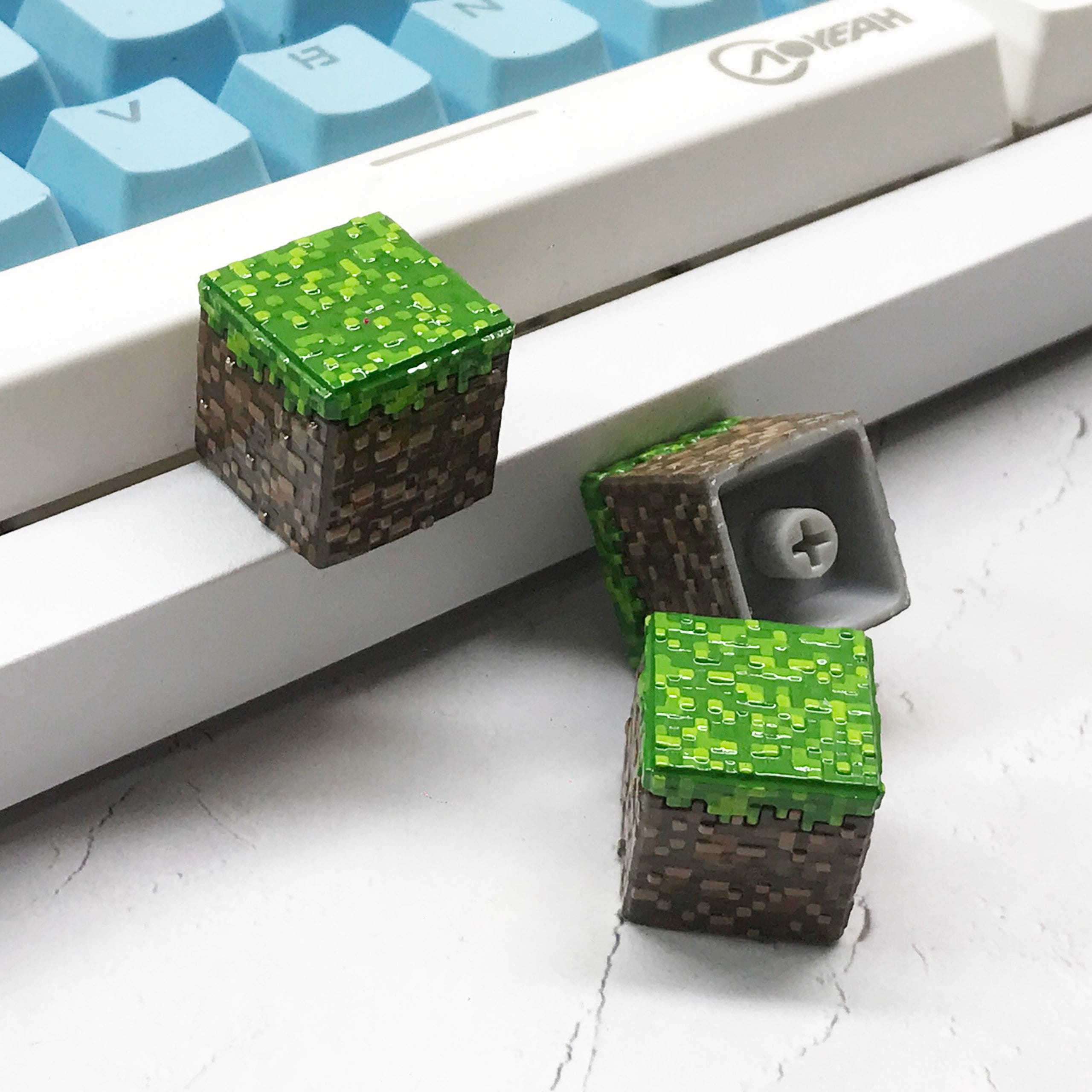 Grass Block Keycap/ Minecraft Ore Inspired Artisan Backlit - Etsy Australia