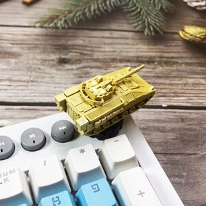 Tank Keycap, Keycaps Volume up and Down, Handmade Keycaps Set, Artisan ...