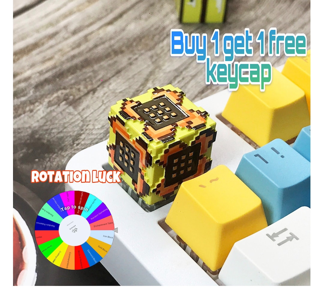 Crafting Table Keycaps, Minecraft Inspires Custom Keycap, Minecraft ...