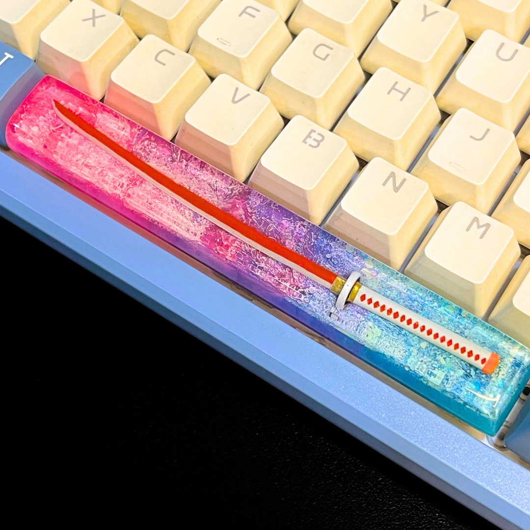 Katana Sword Resin Spacebar Keycap: Artisan Cherry MX Keyboard - Etsy