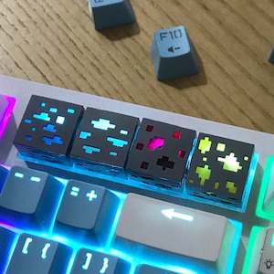 Low Minecraft Keycap, Minecraft Inspires Custom Keycap, Minecraft ...
