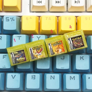 Gameboy Keycap, Anime Handmade Keycaps, Artisan Keycap for Mechanical ...