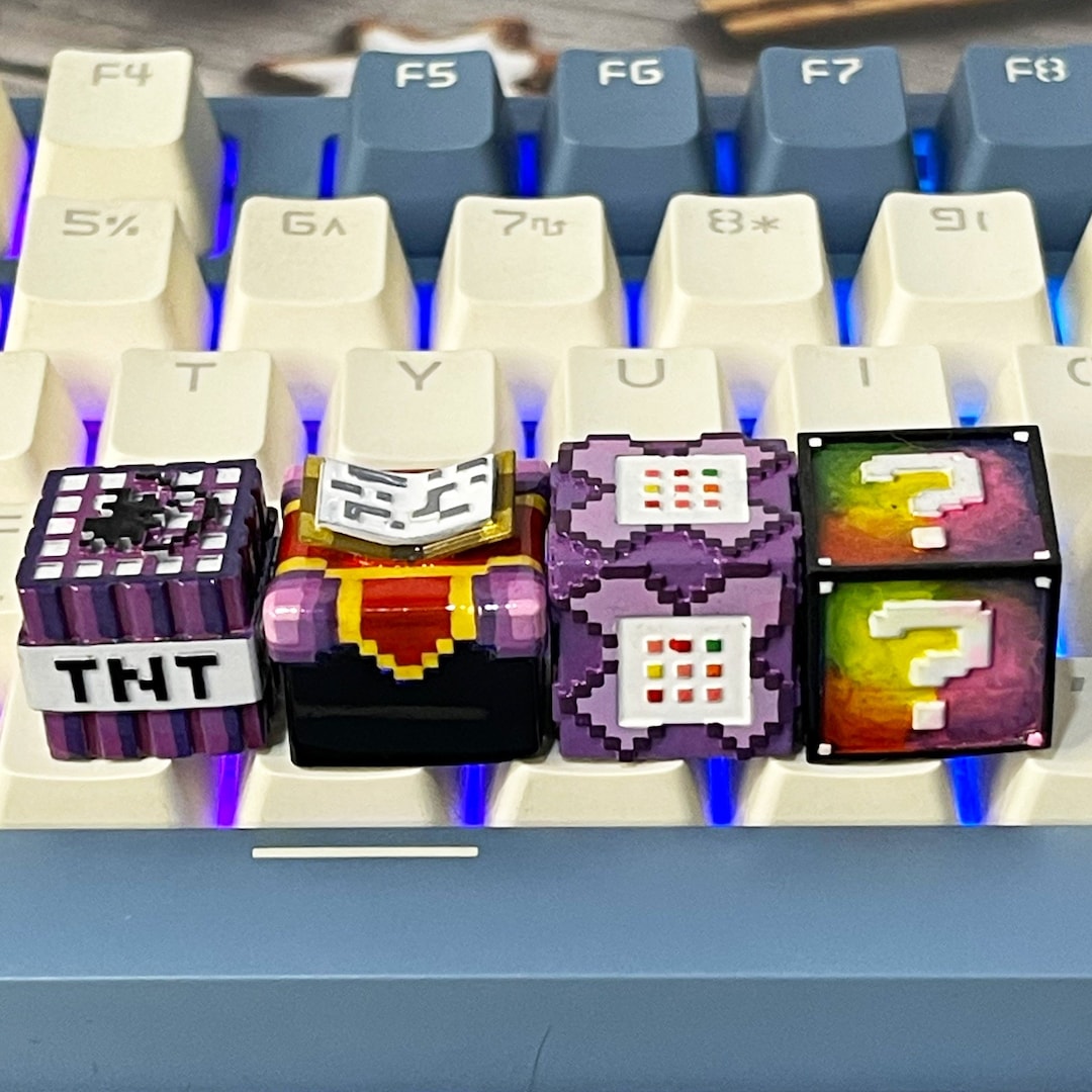 Custom Minecraft Keycap, Artisan Keycap, Enchanment Table Keycap ...