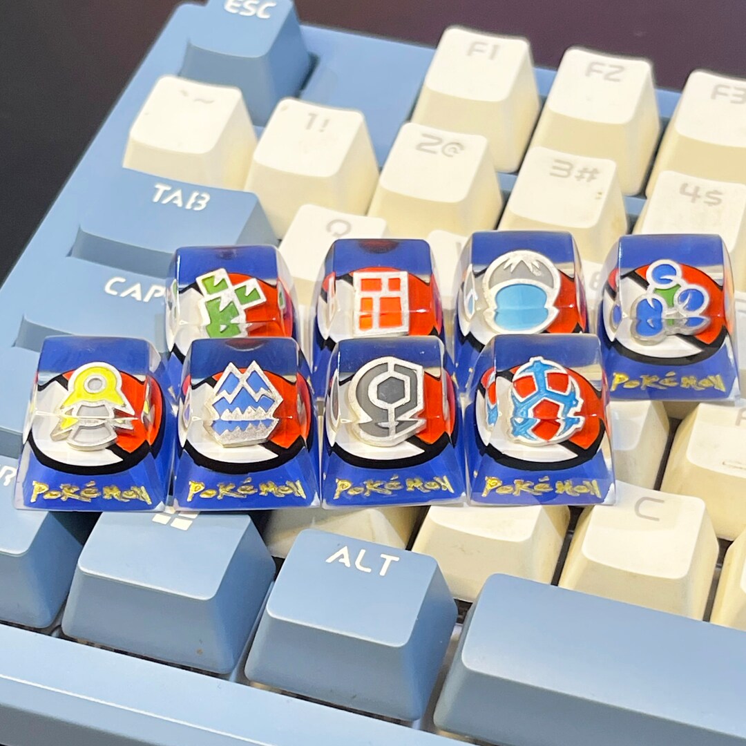 Pokemon Sinnoh Keycap Badge, Custom Pokemon Artisan Keycap, Resin ...
