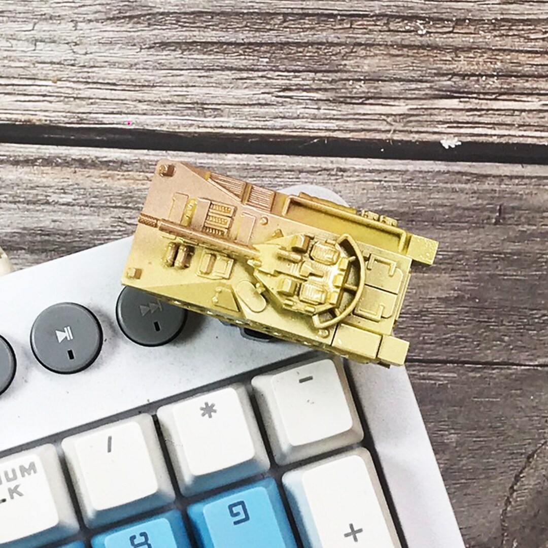 Tank Keycap: Handmade Artisan Cherry MX Keycap - Etsy UK