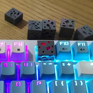 Low Minecraft Keycap, Minecraft Inspires Custom Keycap, Minecraft ...