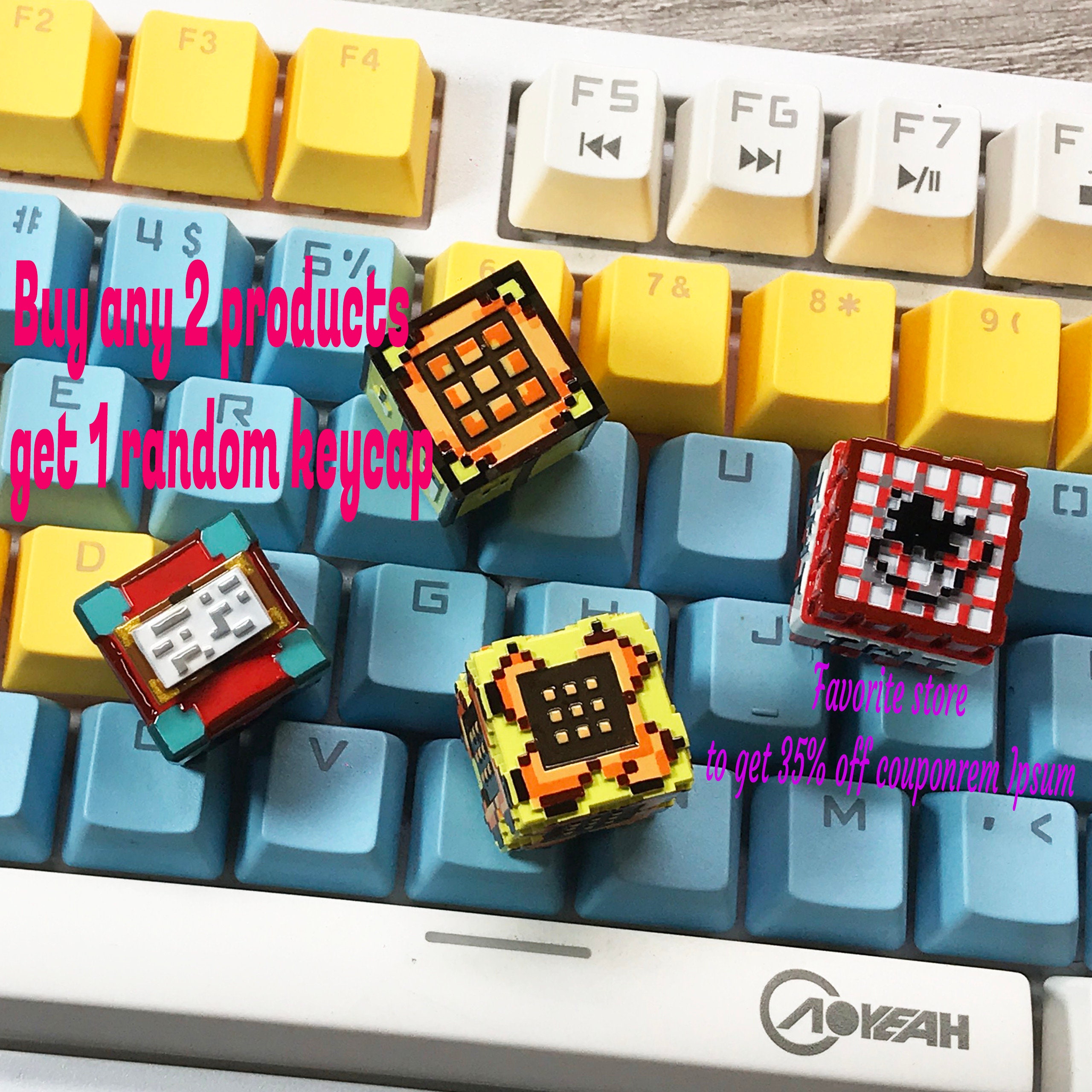 Enchanted Book Keycap/ Minecraft Inspires Custom Made Keycap/ - Etsy UK