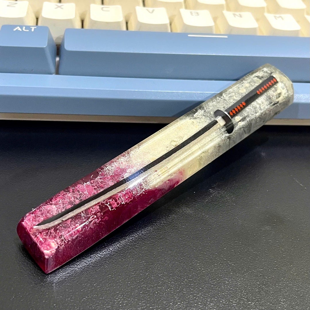 Sword Katana Spacebar, for Cherry MX Keyboard, Custom Spacebar, Resin ...