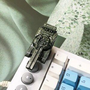 Tank Keycap, Keycaps Volume up and Down, Resin Handmade Keycaps, Custom ...