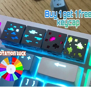 Low Minecraft Keycap, Minecraft Inspires Custom Keycap, Minecraft ...