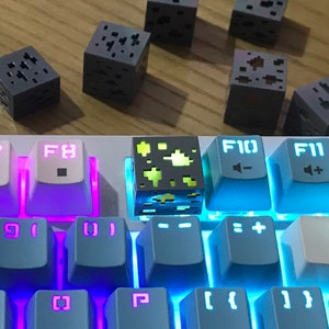Low Minecraft Keycap, Minecraft Inspires Custom Keycap, Minecraft ...