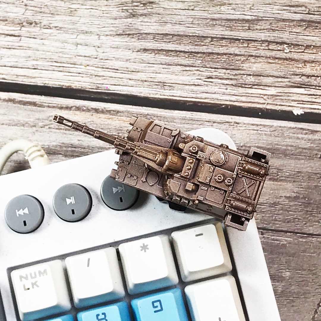 Tank Keycap: Handmade Resin Artisan Keycap for Mechanical Keyboard - Etsy