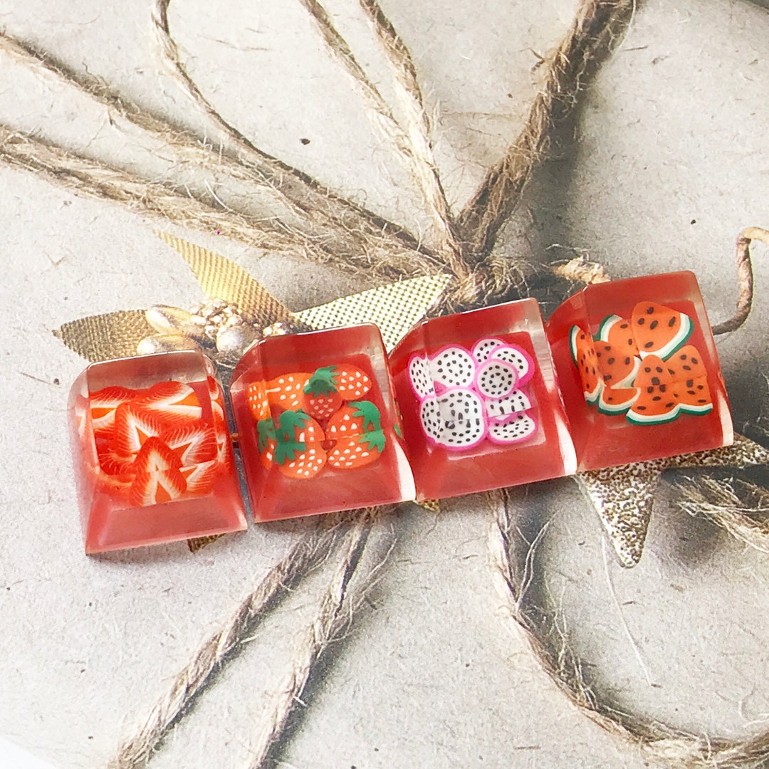 Fruit Keycaps/ Strawberry Keycap/ Watermelon Keycap/ 1u - Etsy