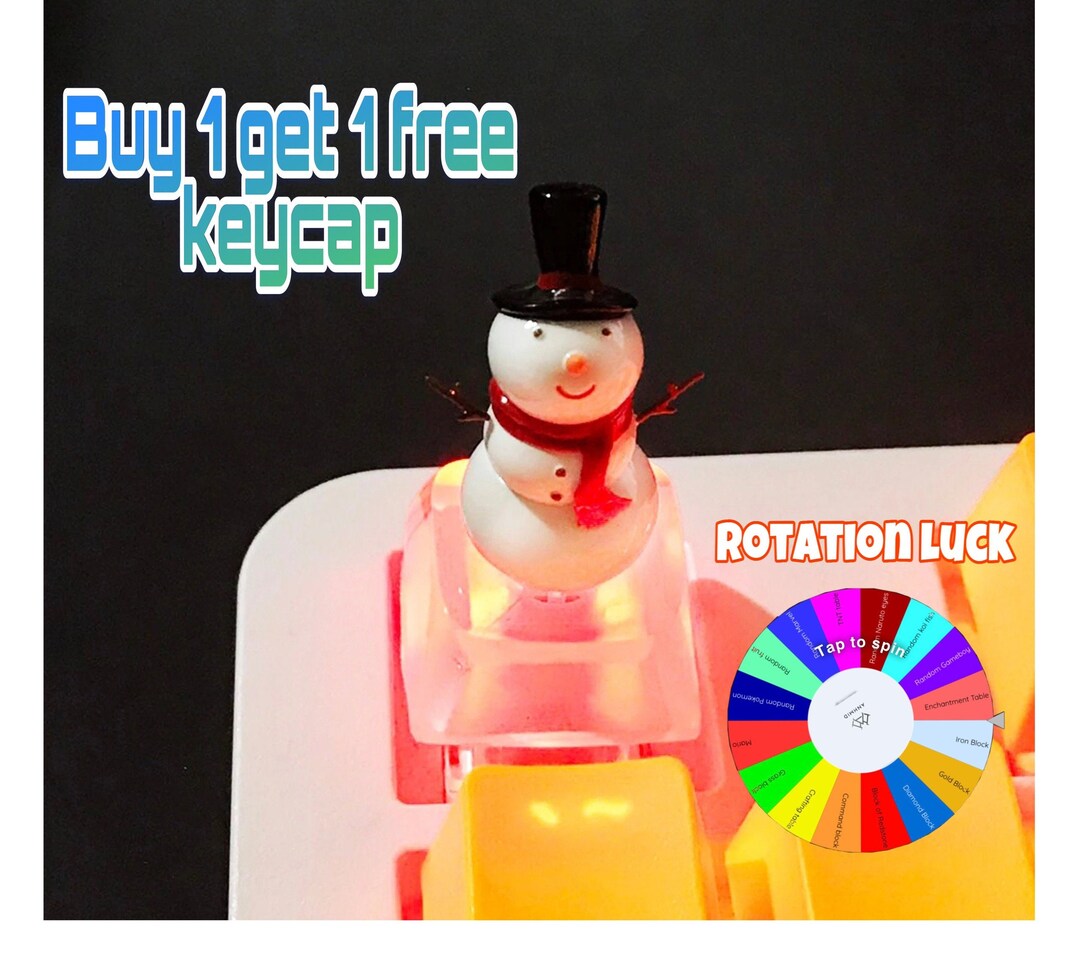 Snowman Keycap Merry Christmas Keycaps 1u Keycaps SA - Etsy