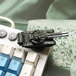 Tank Keycap, Keycaps Volume up and Down, Resin Handmade Keycaps, Custom ...