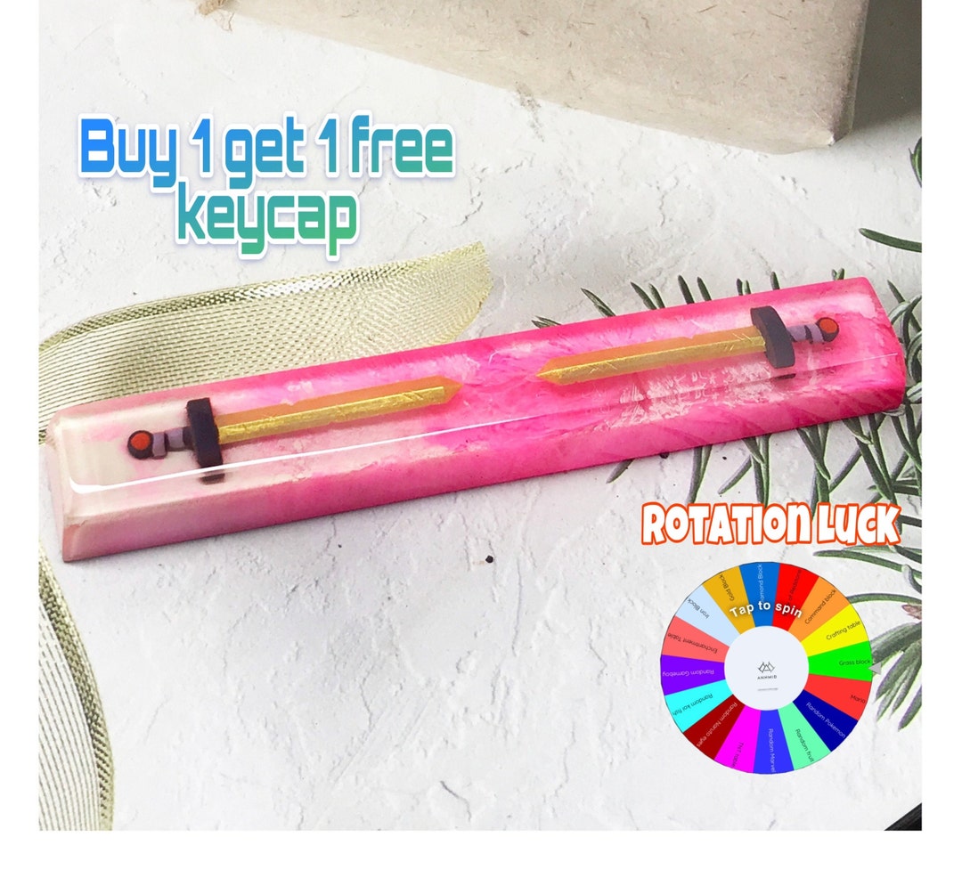 Golden Sword Scarlet Keycaps, Adventure Time Keycaps, Finn Keycap ...
