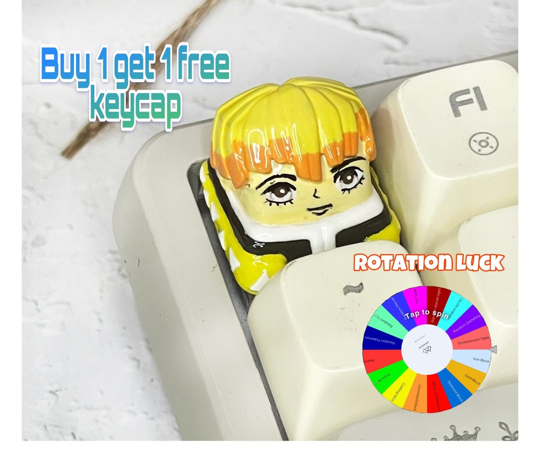 De.mon S.lay Keycap, Anime Custom Keycaps, De.mon Anime Keycap for ...