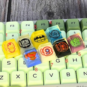 Spider Man Resin Keycap, Marvel Keycaps, Artisan Keycap Handmade SA ...