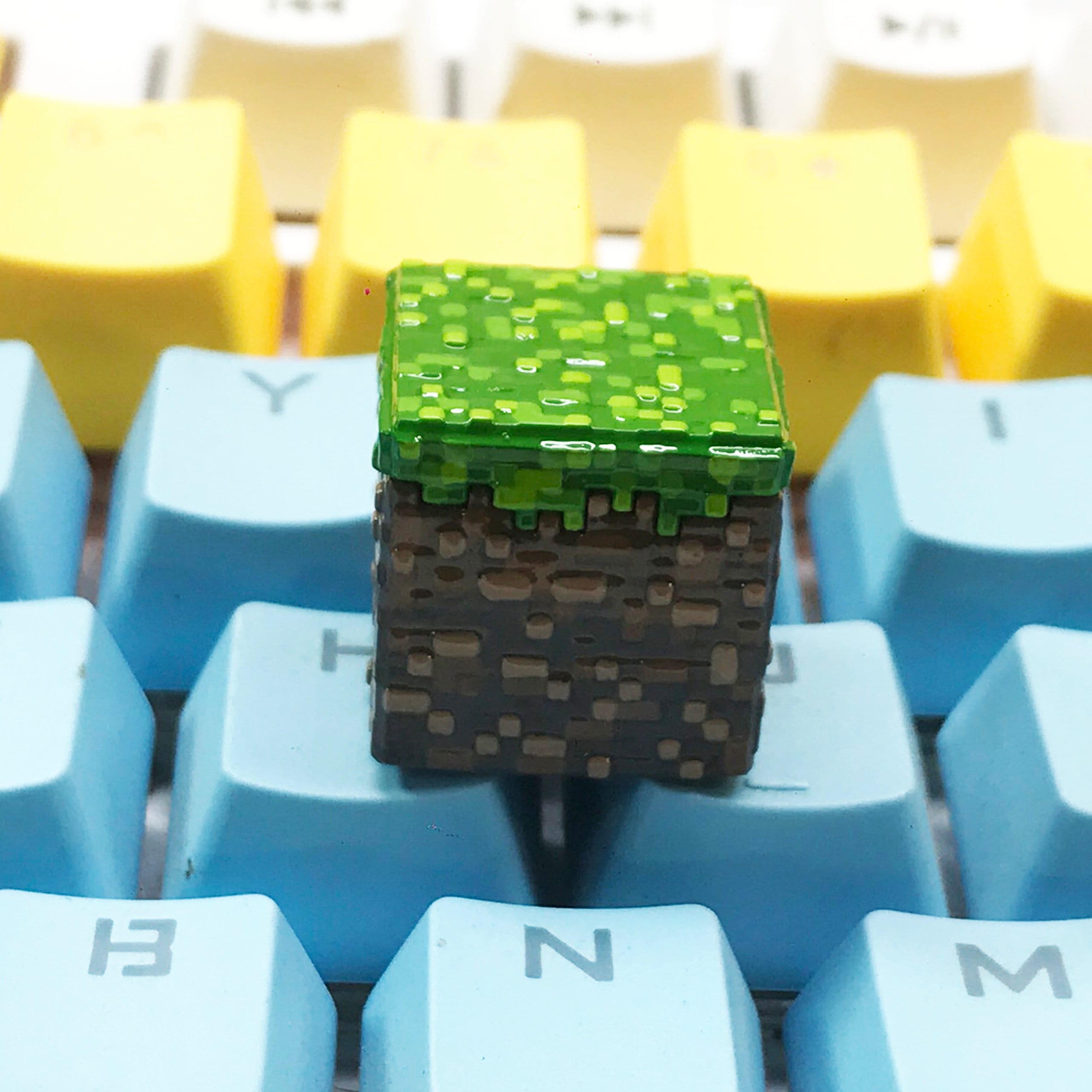 Grass Block Keycap/ Minecraft Ore Inspired Artisan Backlit - Etsy Australia