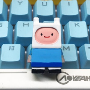 Finn Keycap: Handmade Resin Artisan 1u Keycap - Etsy