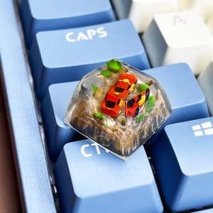 Mcqueen Keycap, Cars Keycap, Lightning Mcqueen Keycap, Cars Artisan ...