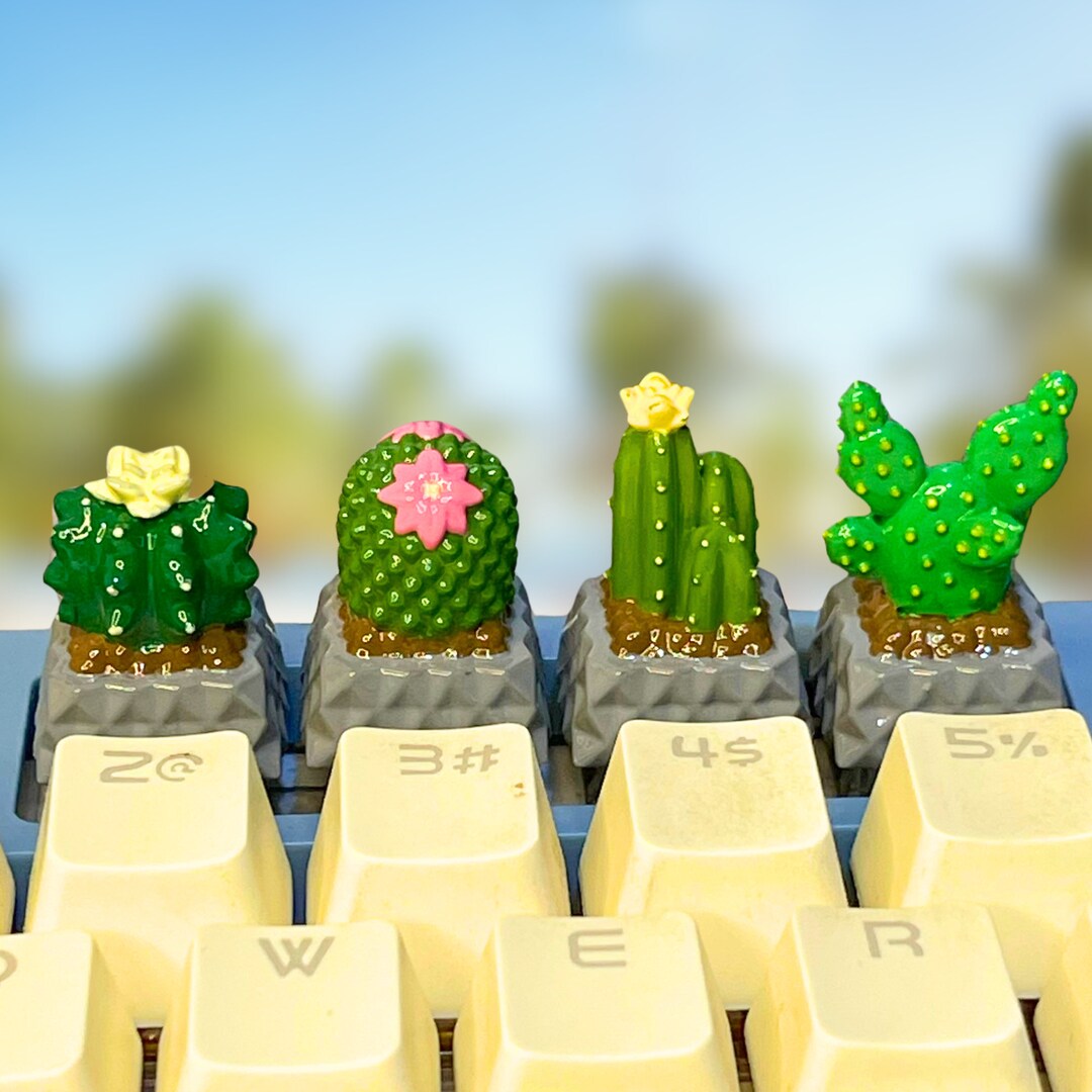 Cactus Keycaps, Plant Keycaps, Nature Keycaps for Mechanical Keyboard ...