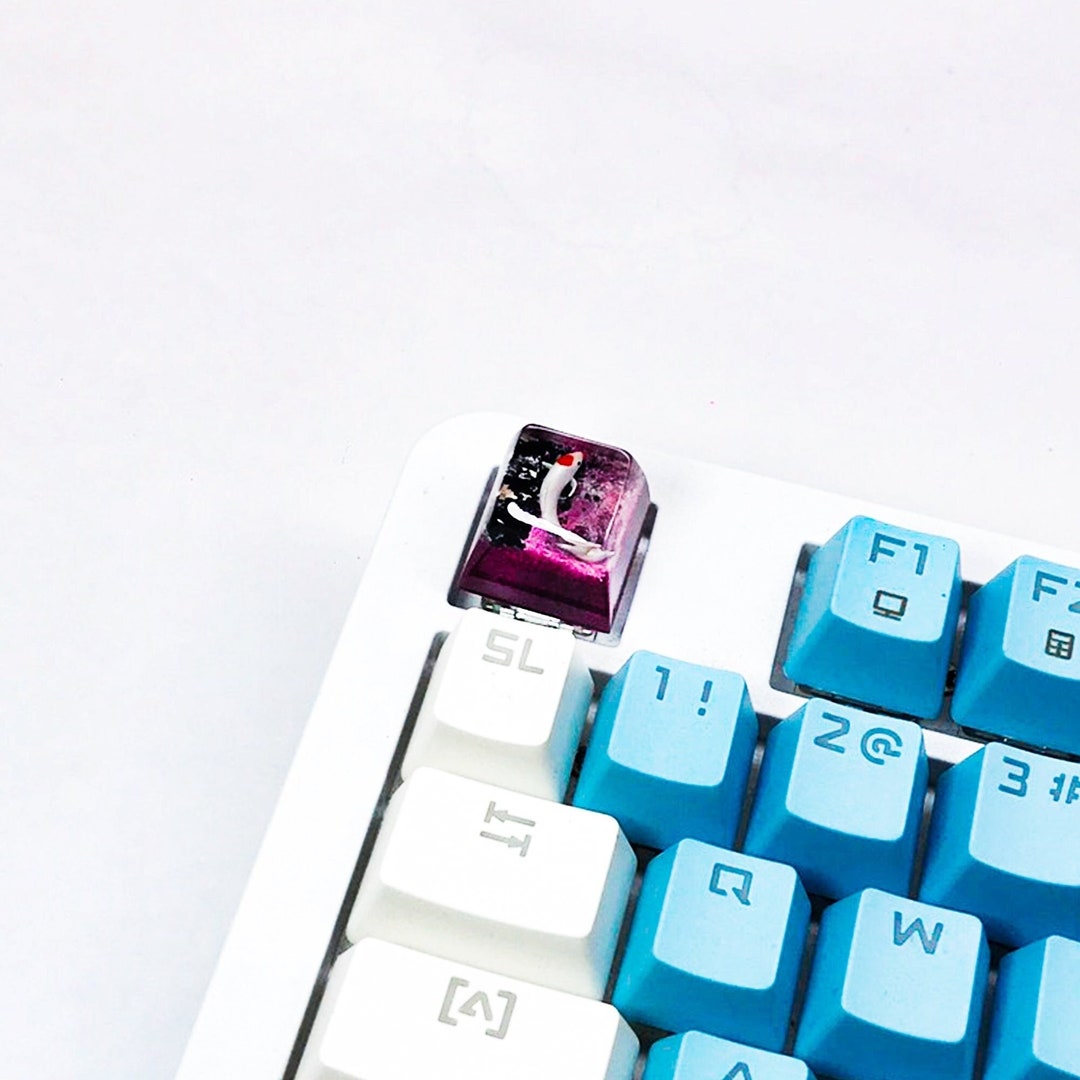 Purple Koi Keycap Koi Fish Keycap for ESC Custom Keycap - Etsy