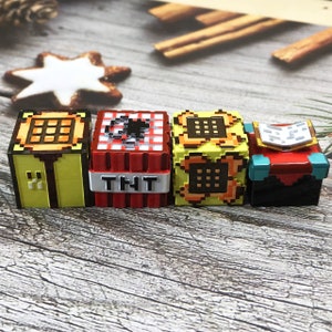 Crafting Table Keycaps, Minecraft Inspires Custom Keycap, Minecraft ...