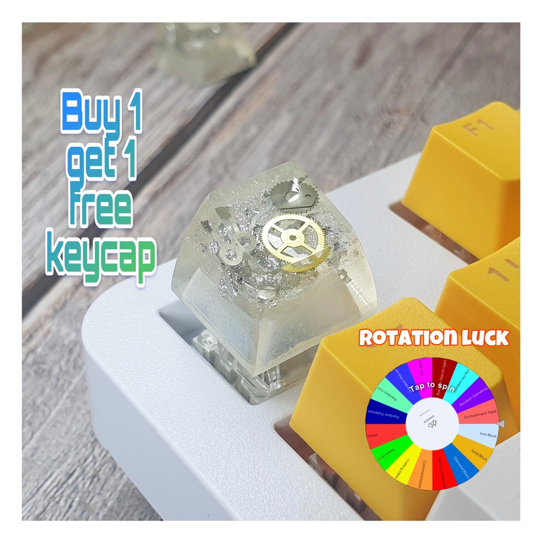 Watch Gear Keycaps, Resin Keycaps, Custom Keycaps, 1u Keycaps, Artisan ...