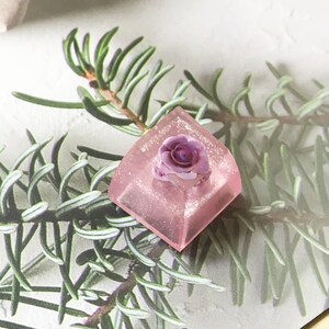 Rose Keycaps, Flower Keycaps, Red Rose Keycap, 1u Keycaps, Resin ...