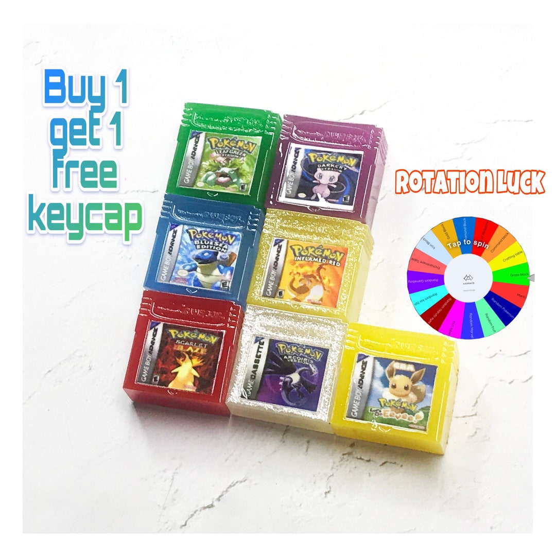 Gameboy Keycaps, Anime Keycap, Squirtle Keycap, Resin Handmade Keycap ...