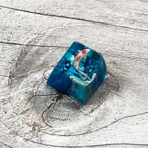 Koi Fish Keycap for ESC, Spacebar Keycaps, Custom Keycap, Artisan ...