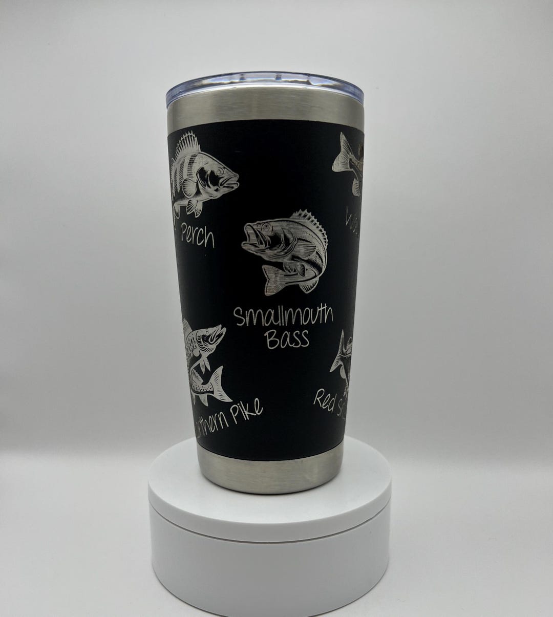 Fish Tumbler Wrap SVG: Laser Engraved 20oz (digital Download) - Etsy