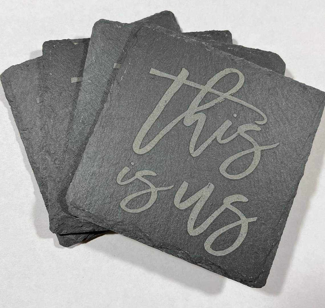 Slate Coaster Template Jig: Easy Alignment, 3 Sizes (SVG & PNG) - Etsy