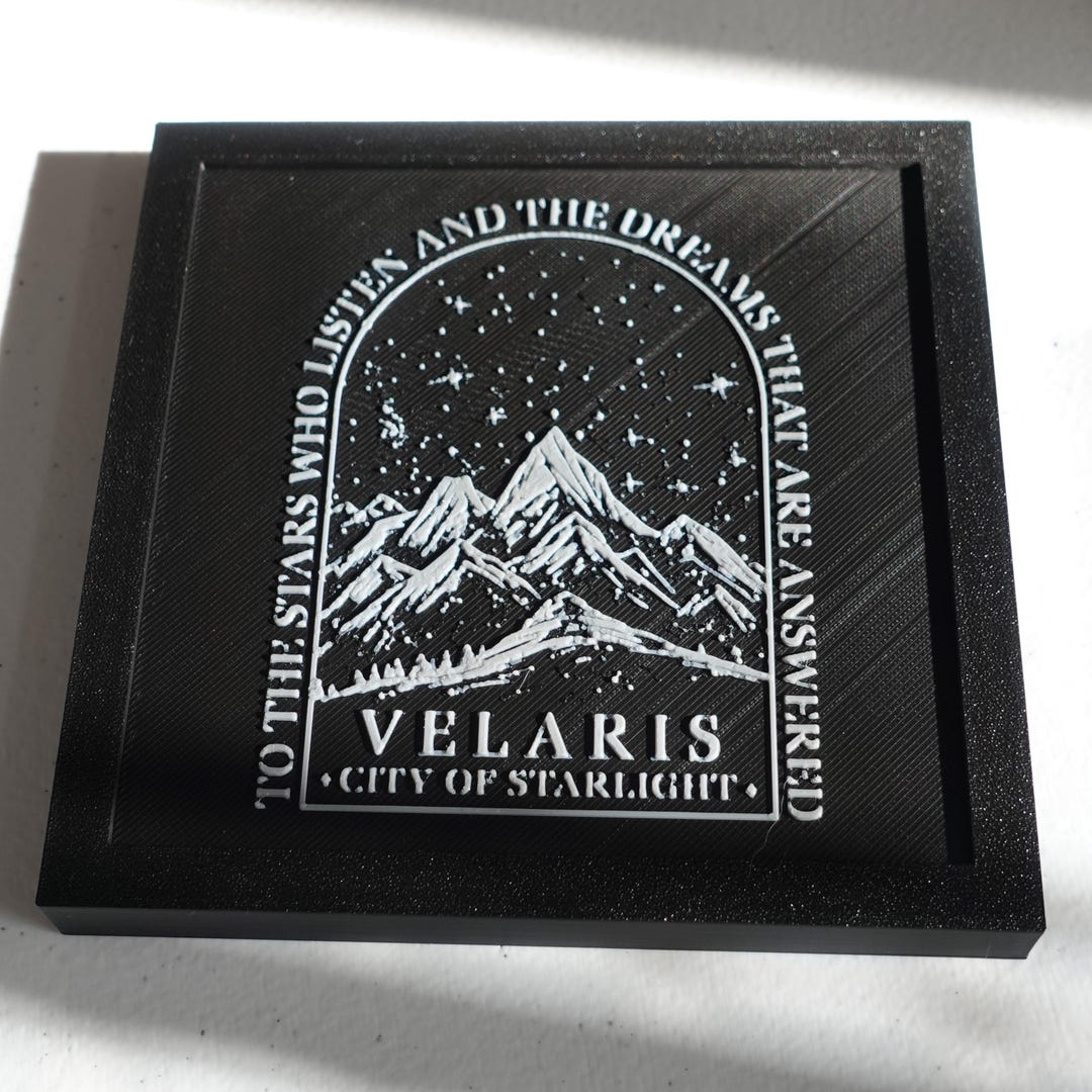 Velaris City of Starlight Acotar-inspired Wall Art Bookshelf Decor ...