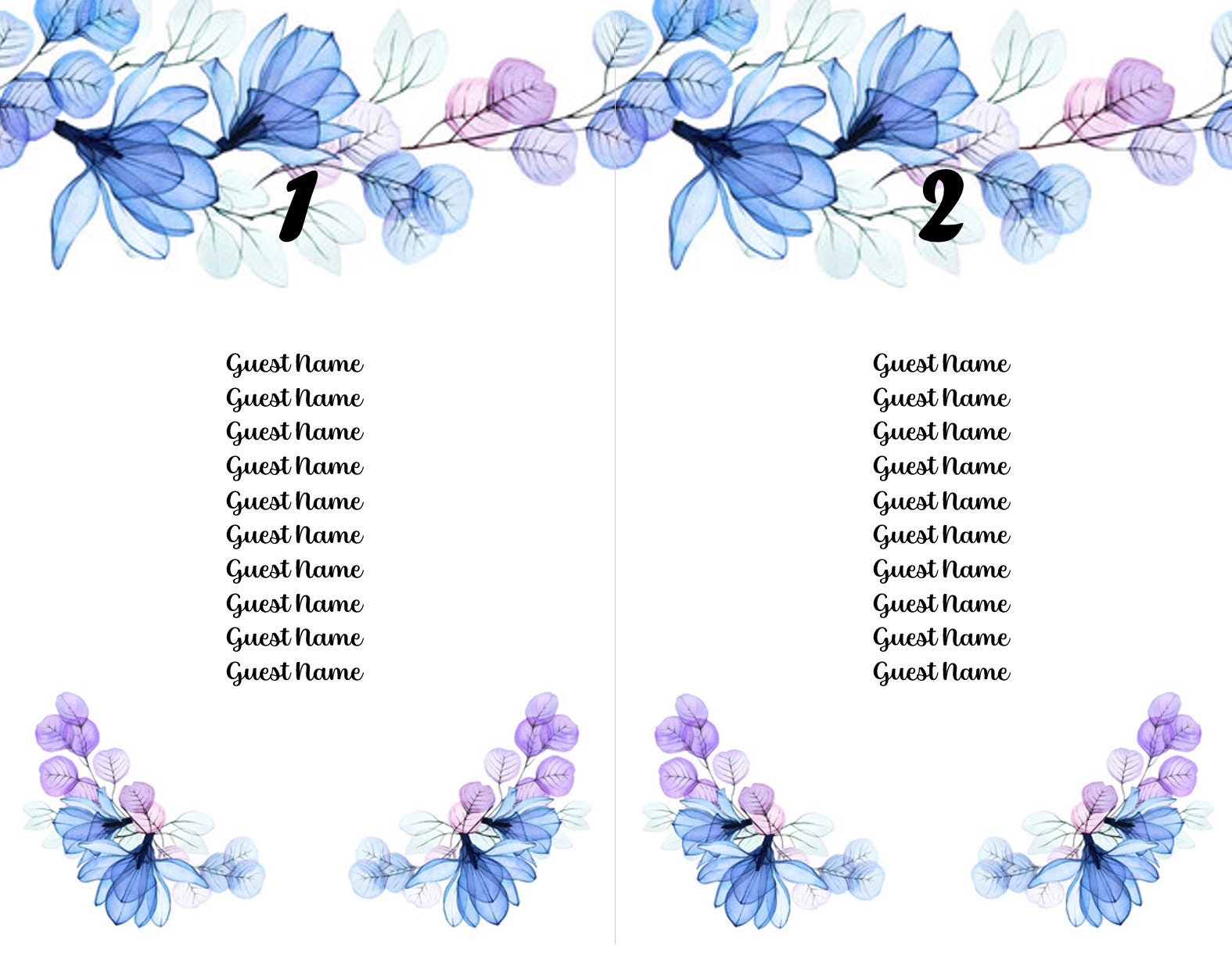 Names Of Blue Flowers For Weddings