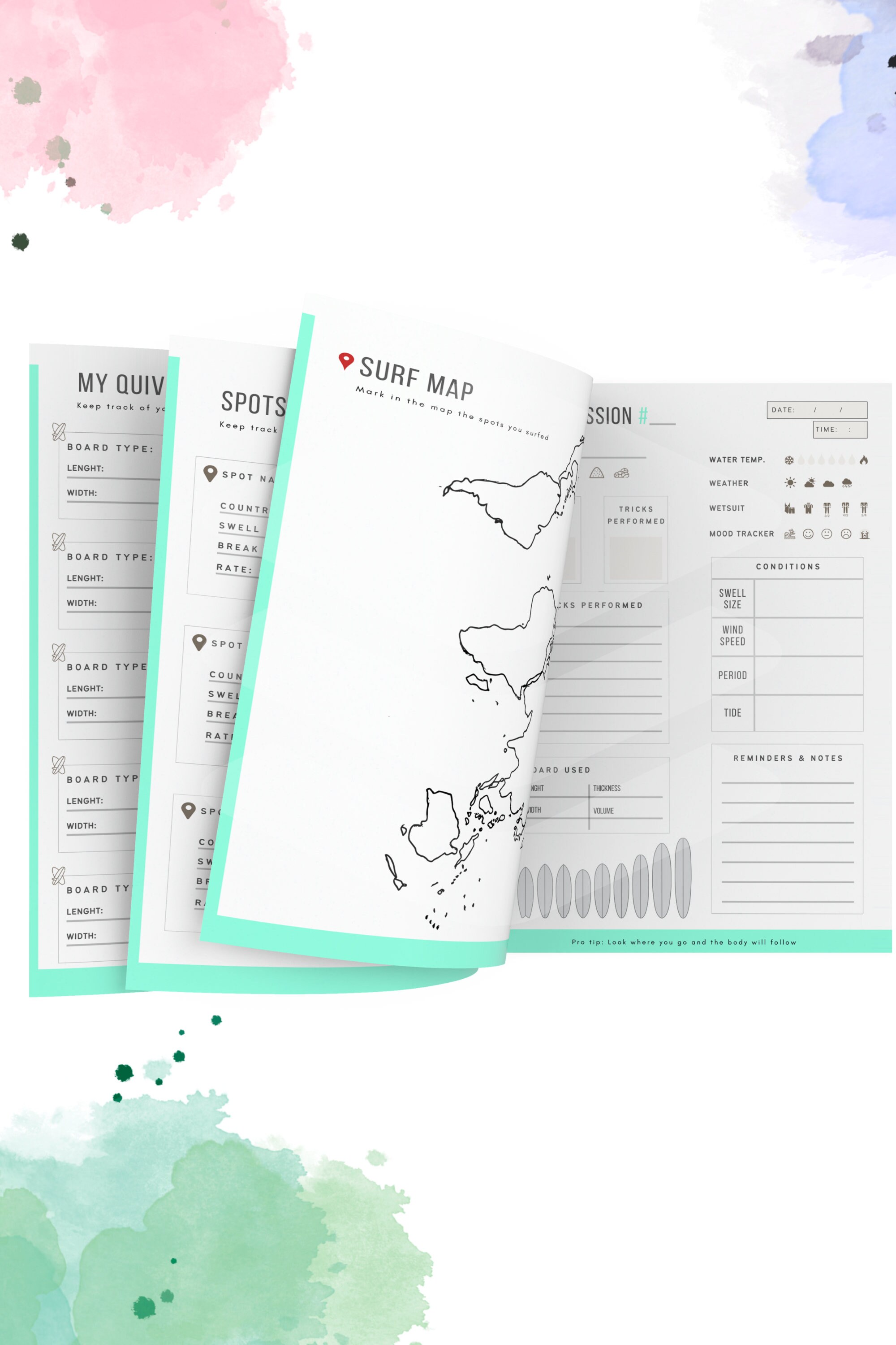 Surf Notes - Your Personal Surf Diary & Journal. Keep Track of Your ...