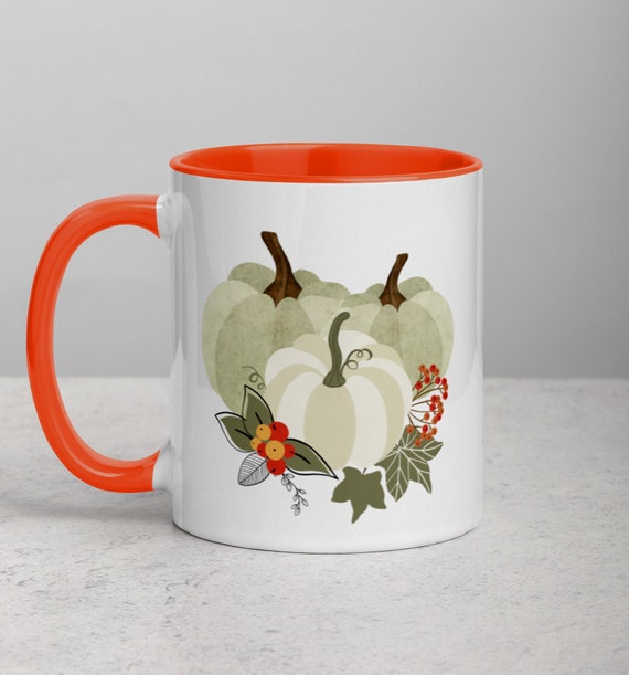 Fall Mug Cute Pumpkin Mug Fall Coffee Mug Cute Fall Gift - Etsy