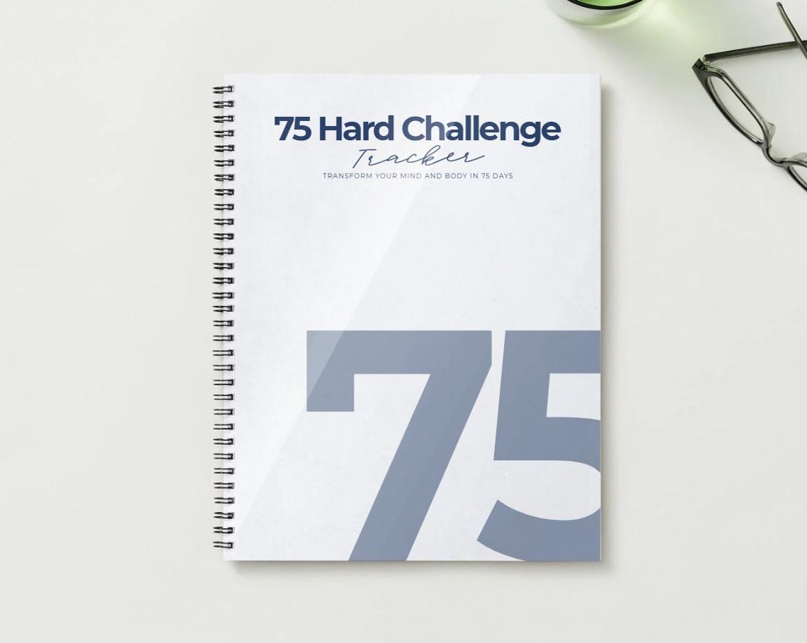 75 Day Hard Digital Planner (ready to Print) - Etsy