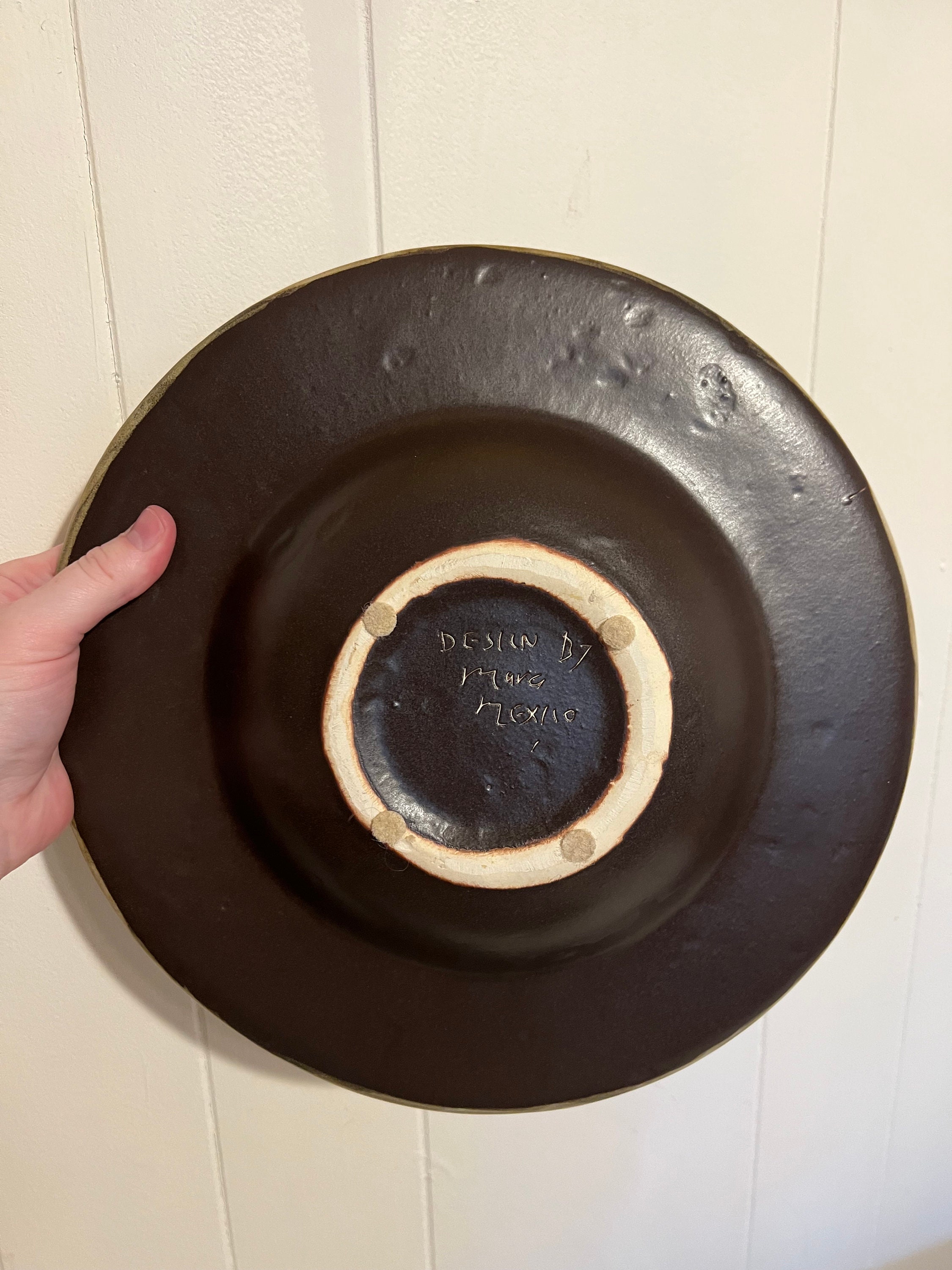 Mara Pottery Owl, Sun, & Moon Decorative Bowl/plate - Etsy