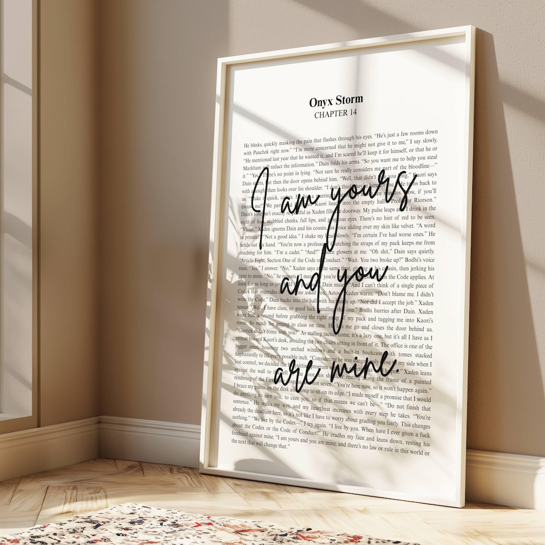 I Am Yours and You Are Mine | Onyx Storm | Rebecca Yarros | Fourth Wing ...