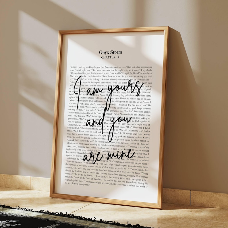 I Am Yours and You Are Mine | Onyx Storm | Rebecca Yarros | Fourth Wing ...