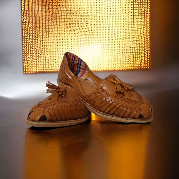 Leather Chanclas Shoes - Etsy