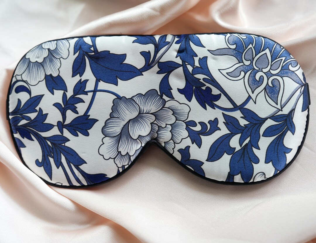 Classic Pattern | 100% Mulberry Silk Eye Mask | Organic Silk Eye Mask ...