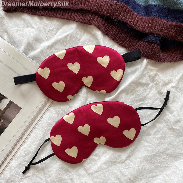 Heart Sleep Mask - Etsy