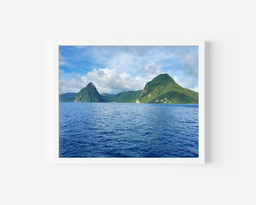 Piton Mountains, St. Lucia Photography, Mountain Photography, Pitons ...