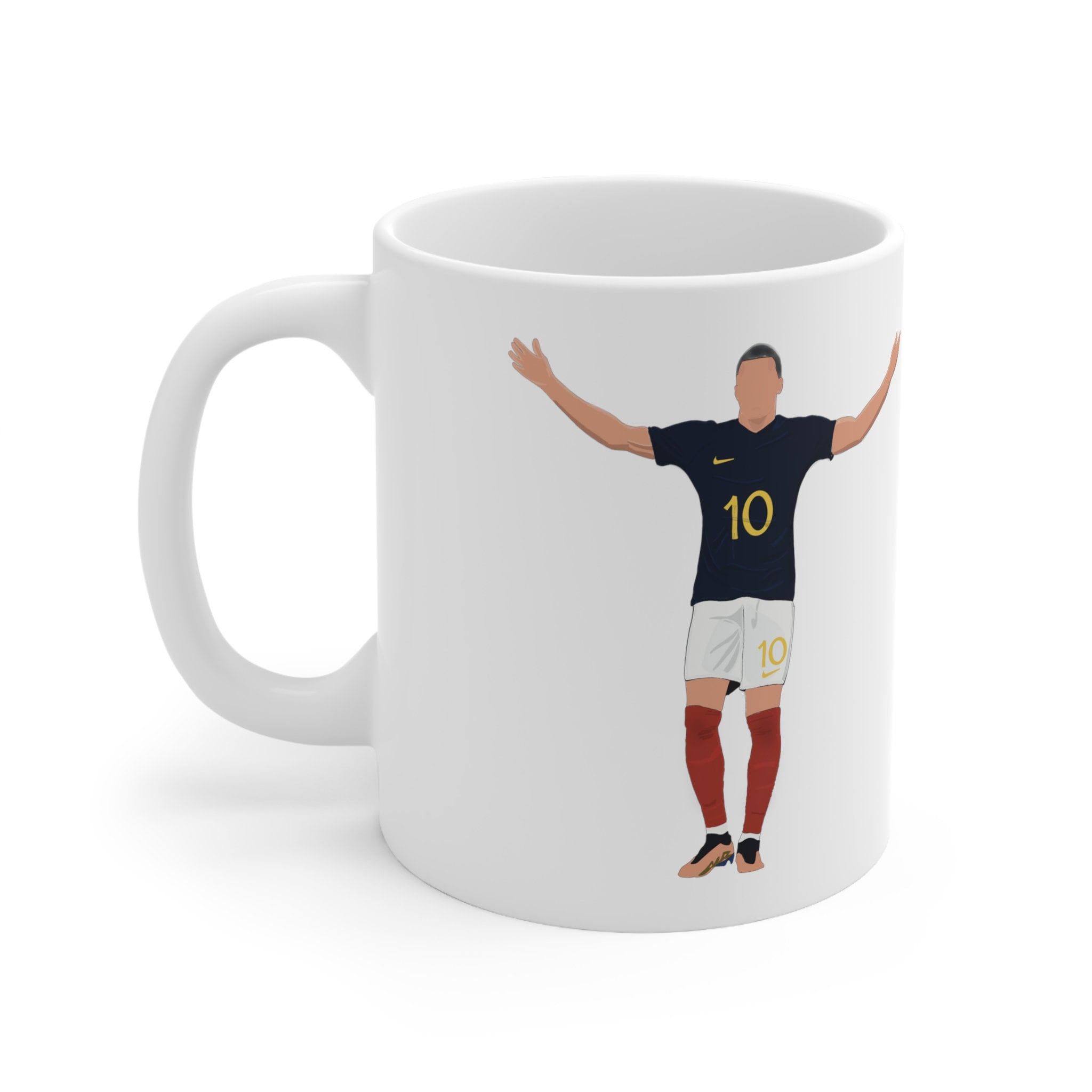 Kylian Mbappé Numéro 10 Mug Céramique