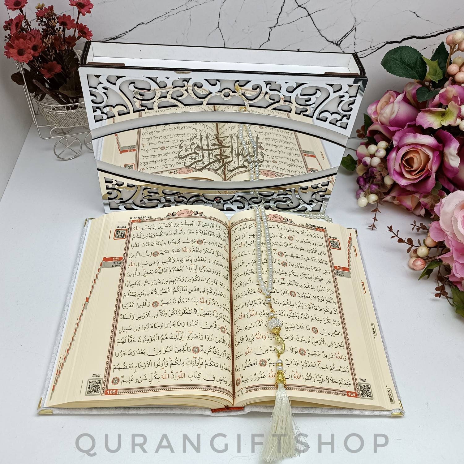 Holy Quran, Personalized Silver Quran, Free Quran for Muslim, Handmade ...