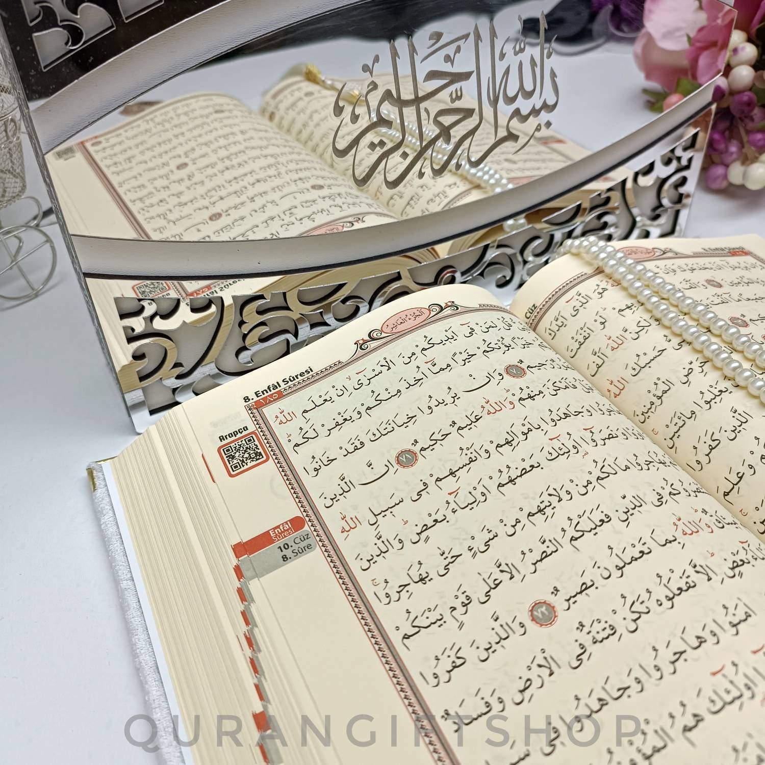 Holy Quran, Personalized Silver Quran, Free Quran for Muslim, Handmade ...